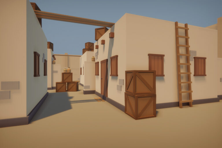 Low Poly FPS Map Lite - Just Create Studios