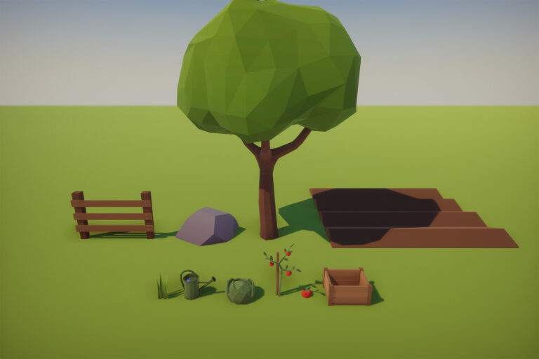 Low Poly Farm Pack Lite - Just Create Studios