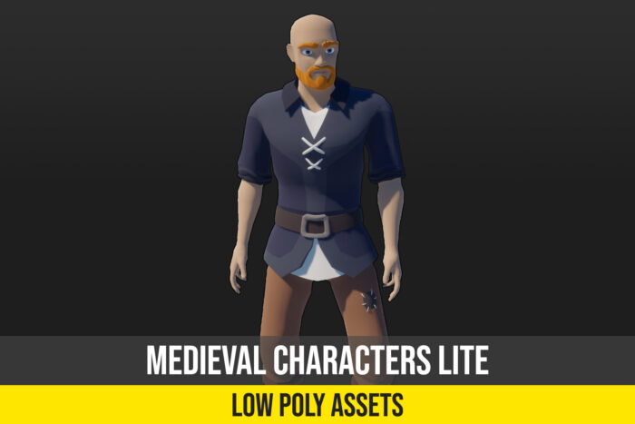 Low Poly Medieval Characters Lite - Just Create Studios